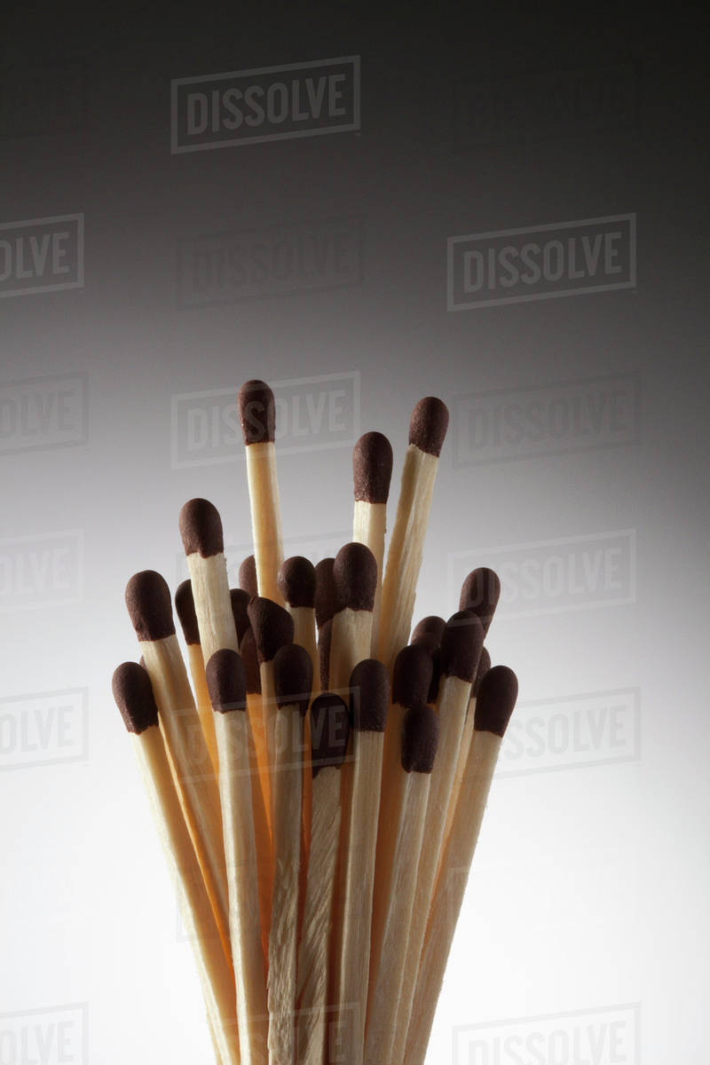 Raised match sticks - Royalty-free Stock Photo | Dissolve