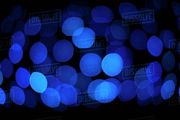 Blue circular light pattern - Stock Photo - Dissolve