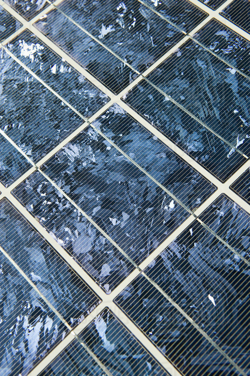Solar panel close-up - Stock Photo - Dissolve