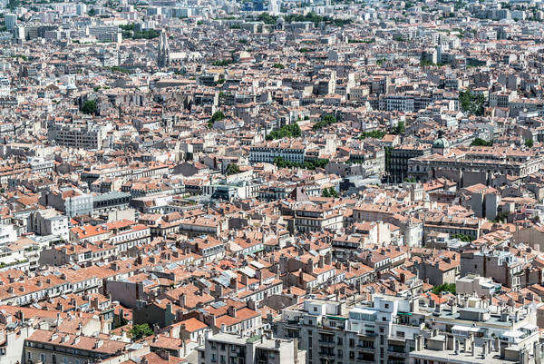 Aerial view of cityscape - Royalty-free Stock Photo | Dissolve