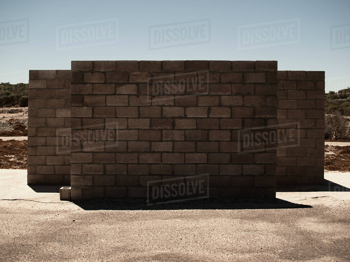 Isolated brick walls - Royalty-free Stock Photo | Dissolve